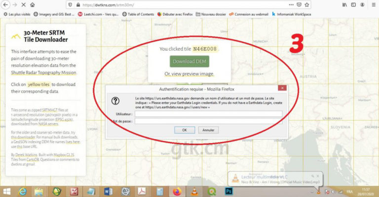 Download your DEM Digital Elevation Model files from Earthdata