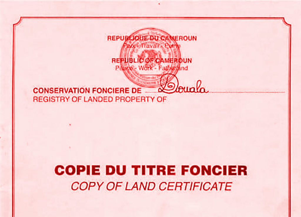 Obtenir son titre foncier au Cameroun : par la voie de concession ou par la voie de l ...